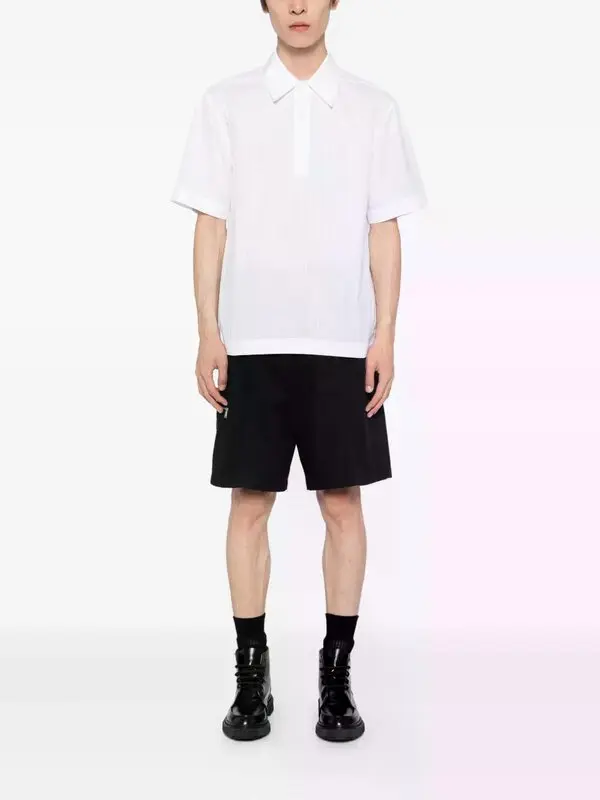 JIL SANDER Checked Polo Top