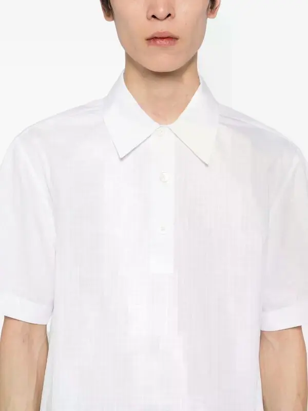 JIL SANDER Checked Polo Top