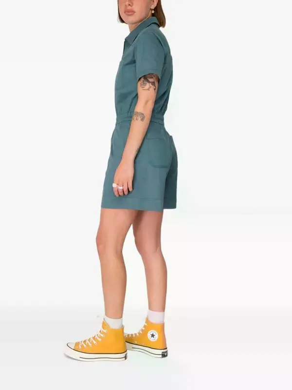A.p.c. Short-sleeve Zip Playsuit