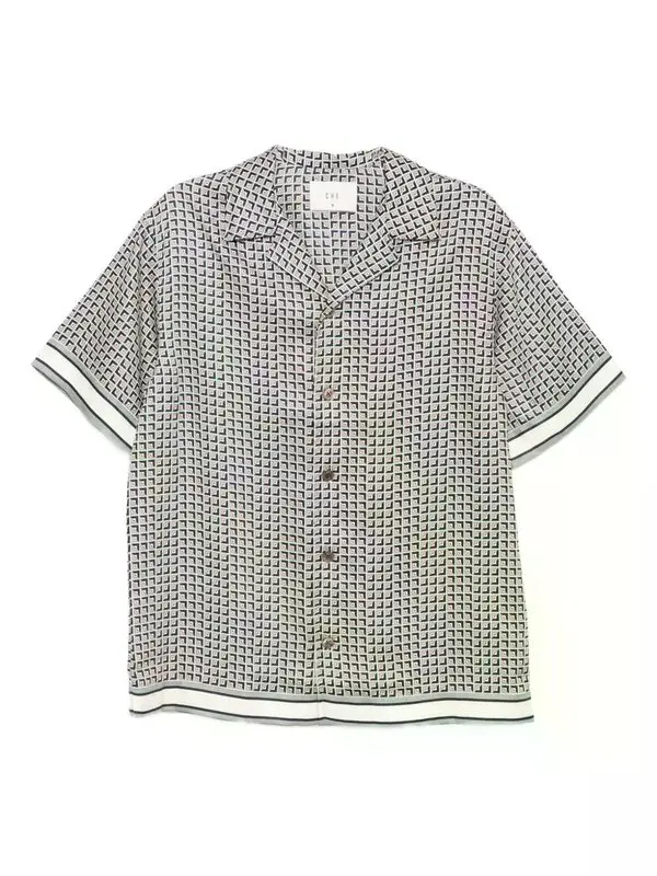 CHE Tessera-printed Shirt - Green