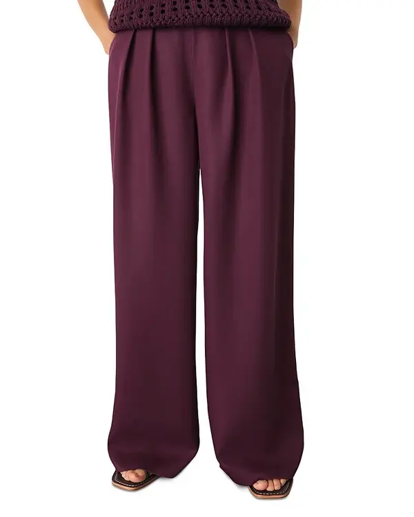 Whistles Pleat Front Relaxed Trousers
