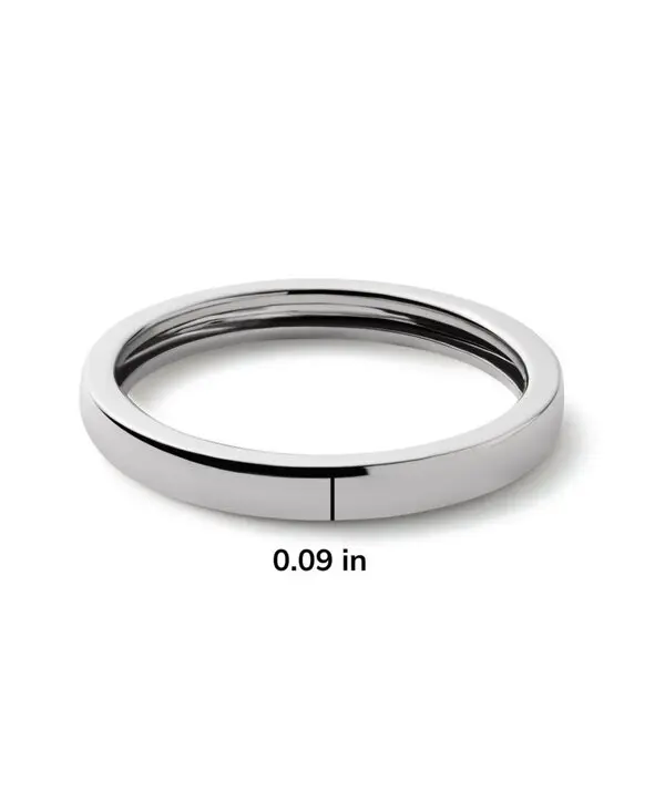 ANA LUISA Slim Eclipse Ring - Silver