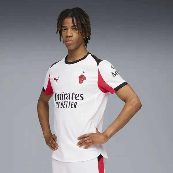 PUMA Ac Milan 25/26 Authentic Away Jersey - White