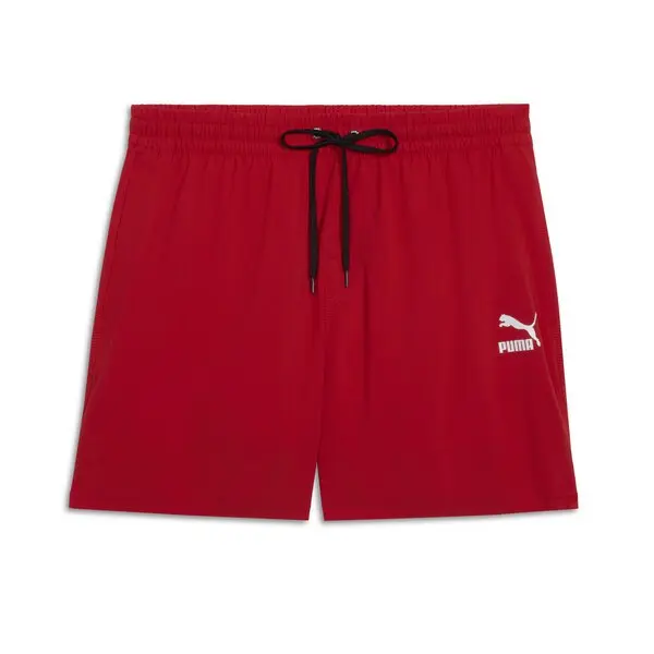 PUMA 5.5" Swim Trunks - Red