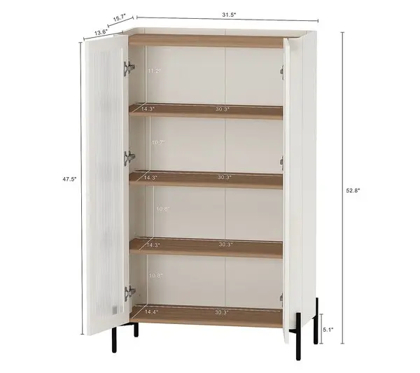 MANHATTAN COMFORT Abbey Decor Cabinet