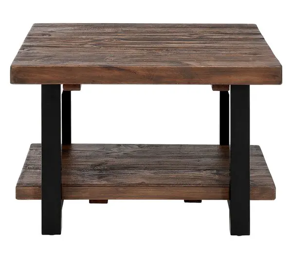 ALATERRE FURNITURE Sonoma Rustic Natural Cube C Offee Table - One-color