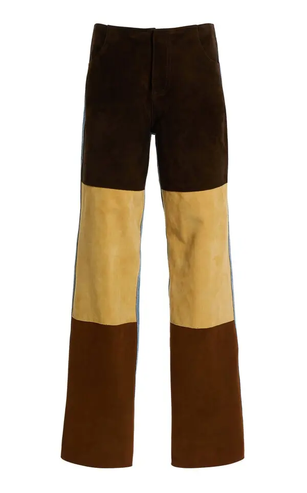 Christopher Esber Spliced Low-rise Straight-leg Jeans - Multi