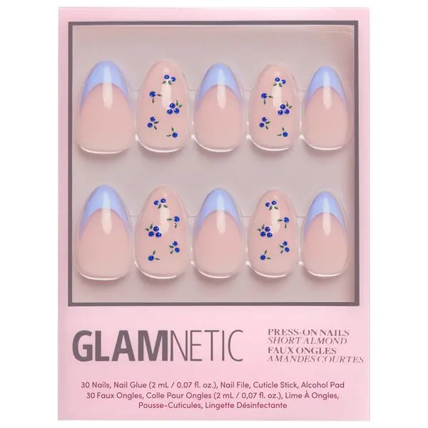 GLAMNETIC Premium Press-on Nail Kit - Bluebelle