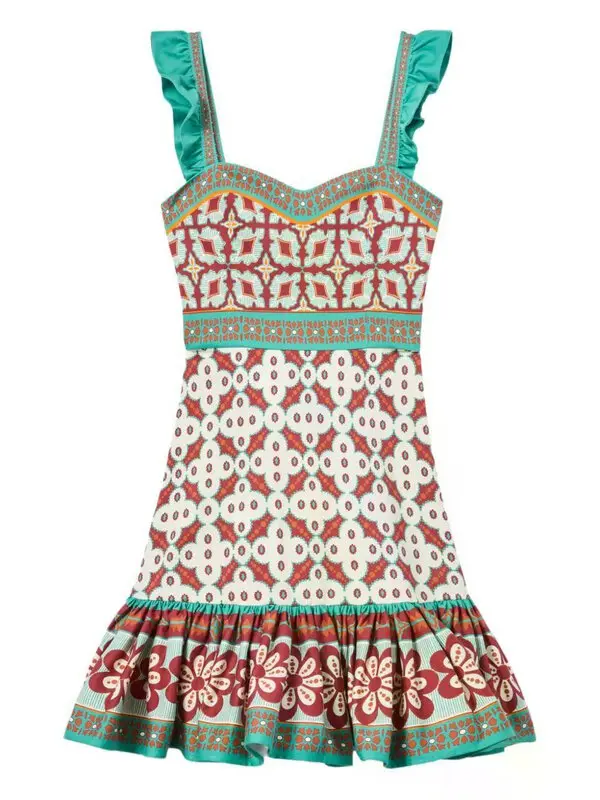 La DoubleJ Printed Mini Dress