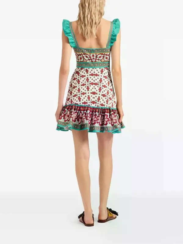 La DoubleJ Printed Mini Dress