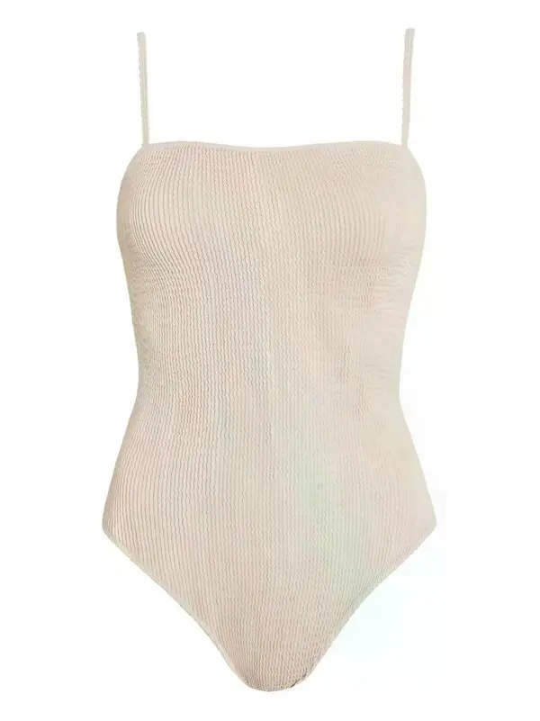 Faithfull The Brand Minnelli Textured Swimsuit - Neutrals