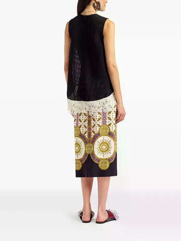 La DoubleJ Patterned Pencil Skirt - Neutrals