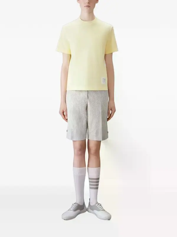 Thom Browne 4-bar Stripe T-shirt - Yellow