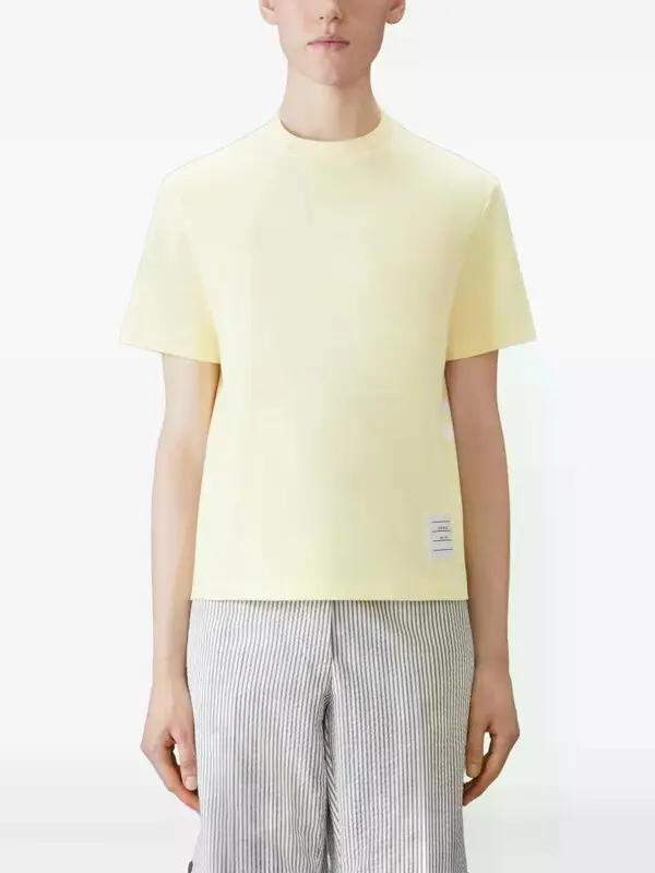 Thom Browne 4-bar Stripe T-shirt - Yellow