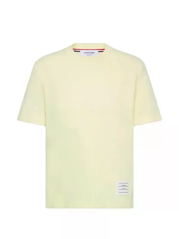 Thom Browne 4-bar Stripe T-shirt - Yellow