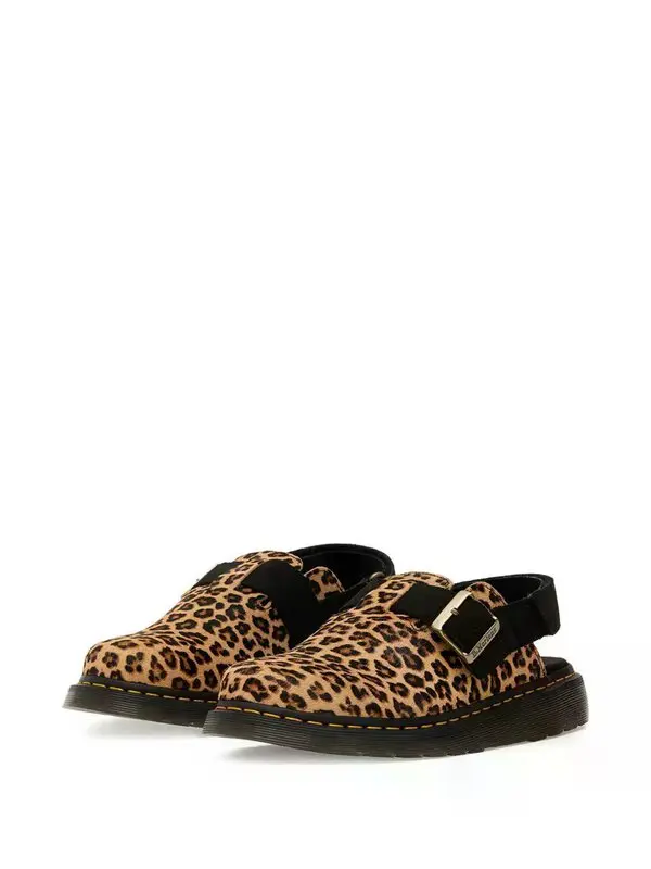 Dr. Martens Jorge Ii Leopard-print Buckle Mules