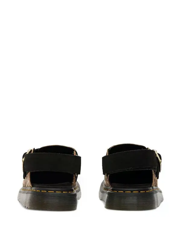 Dr. Martens Jorge Ii Leopard-print Buckle Mules