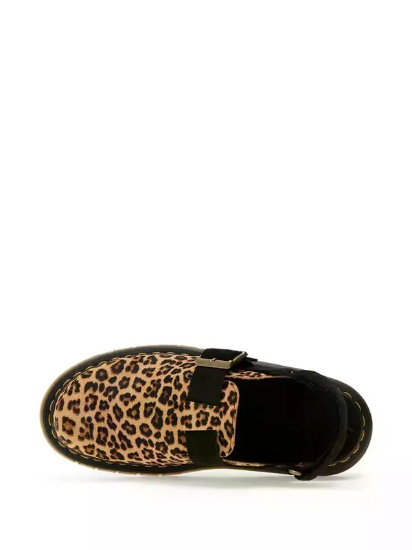Dr. Martens Jorge Ii Leopard-print Buckle Mules