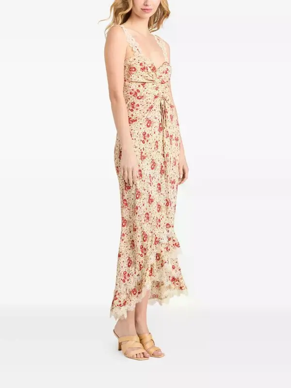 Cinq À Sept Stevie Lace-trimmed Maxi Dress