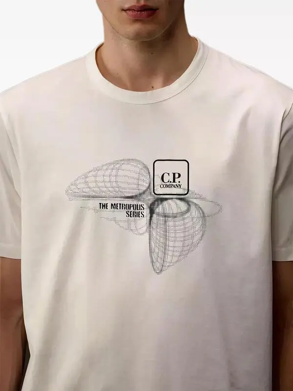 C.P. COMPANY Metropolis Series Graphic T-shirt - Neutrals