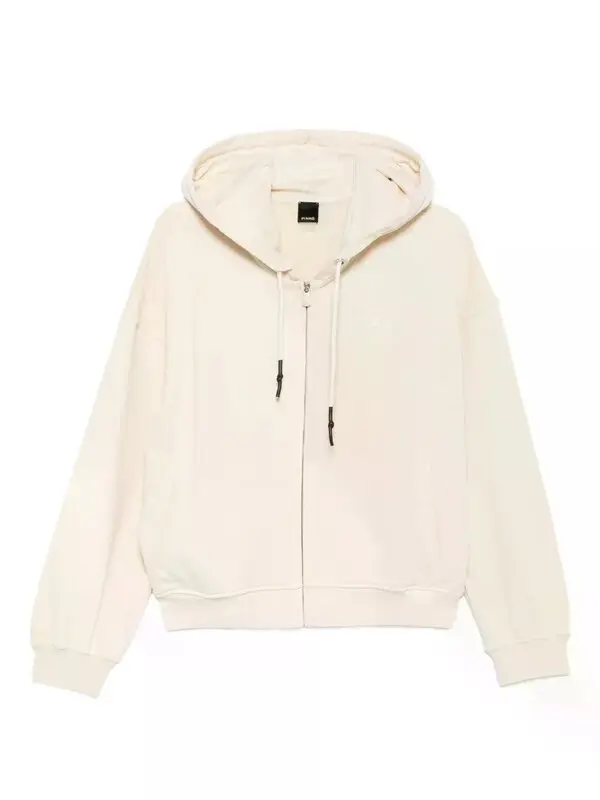 Pinko Zip-up Hoodie - Neutrals