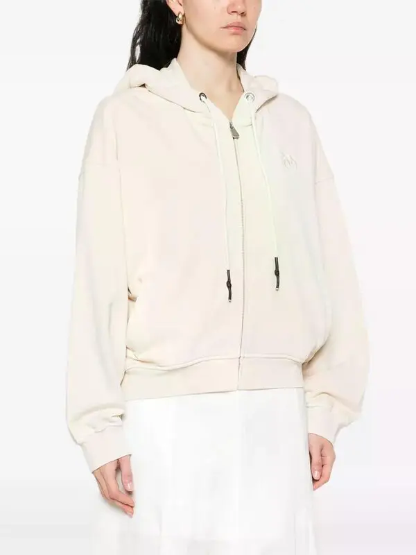 Pinko Zip-up Hoodie - Neutrals