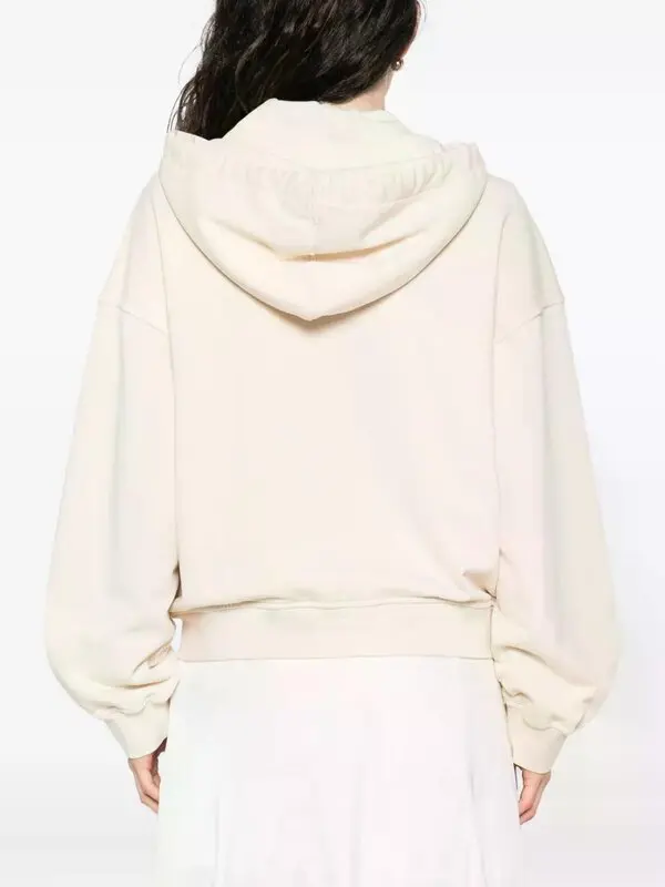 Pinko Zip-up Hoodie - Neutrals