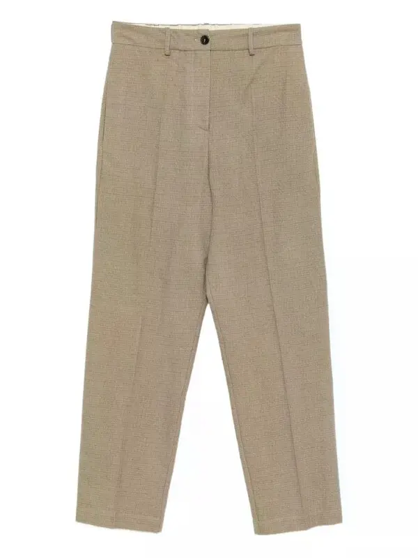 ALYSI Textured Wool Trousers
