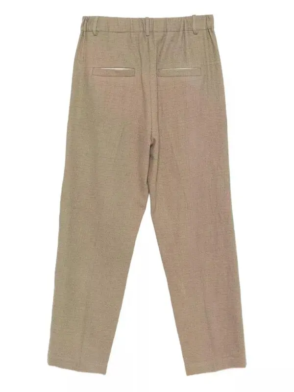 ALYSI Textured Wool Trousers