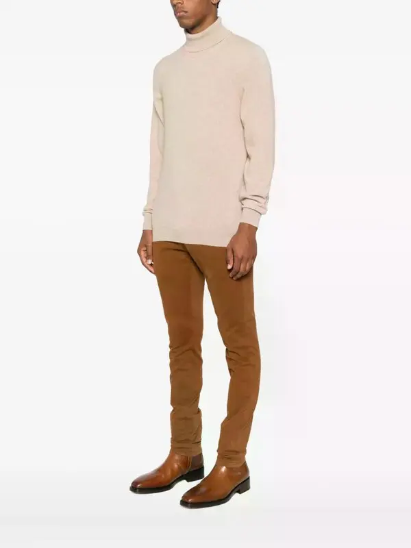 Fedeli Cashmere Turtleneck Sweater - Neutrals