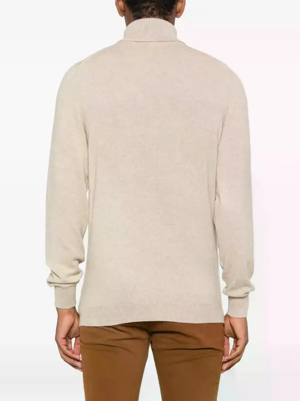Fedeli Cashmere Turtleneck Sweater - Neutrals