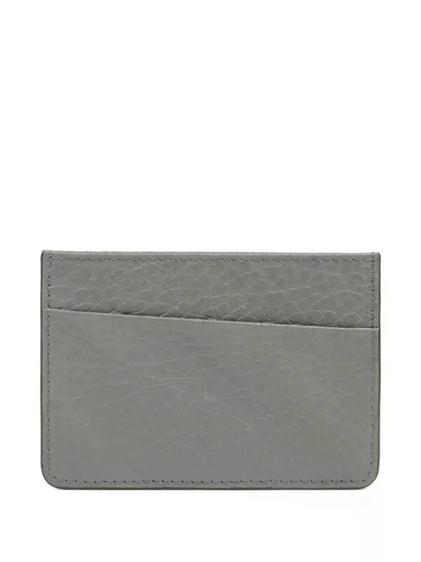 MAISON MARGIELA Leather Card Holder - Grey