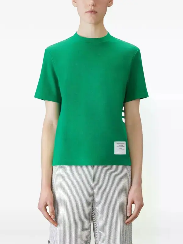 Thom Browne 4-bar Stripe T-shirt - Green