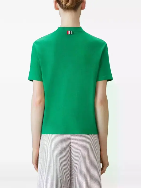 Thom Browne 4-bar Stripe T-shirt - Green