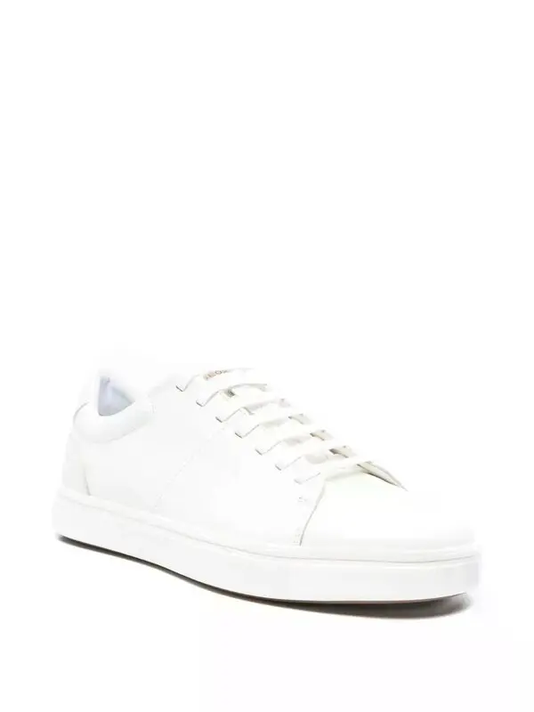Geox Leather Lace-up Low-top Sneakers