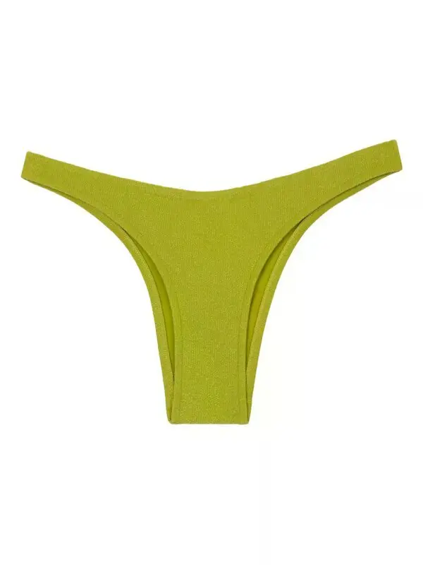 LENNY NIEMEYER Ribbed Bikini Bottom - Green