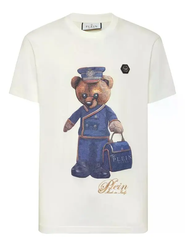 Philipp Plein Teddy Doorman T-shirt - White