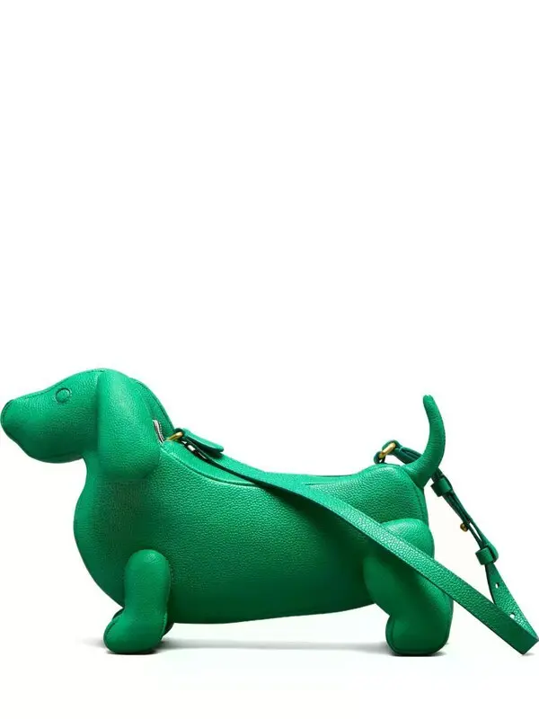 Thom Browne Hector Dachshund Shoulder Bag - Green