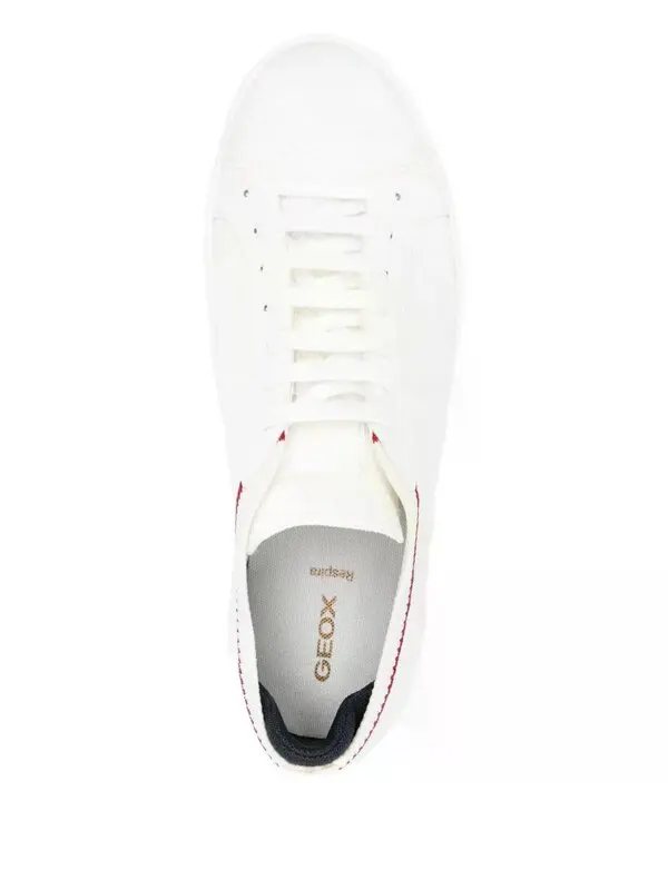 Geox Baltmoore Knitted-panel Lace-up Sneakers