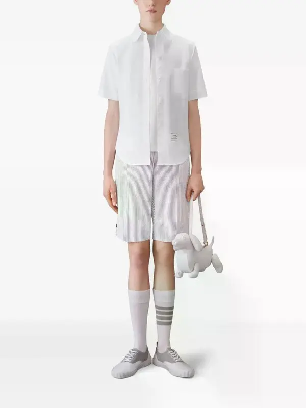 Thom Browne 4-bar Stripe-detail T-shirt