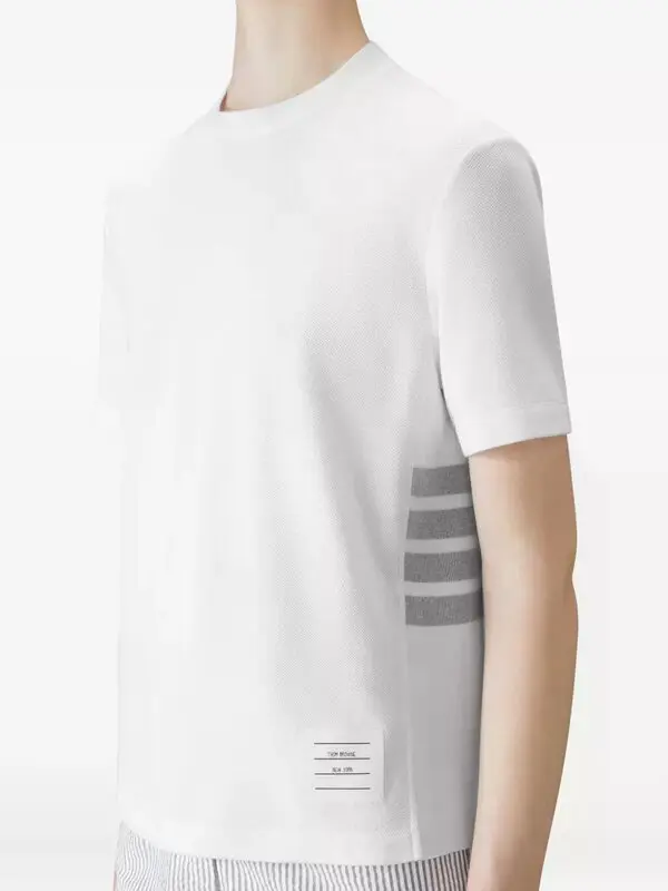 Thom Browne 4-bar Stripe-detail T-shirt