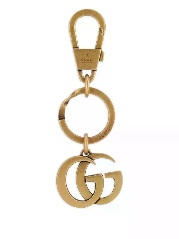 Gucci Double G Keyring - Gold