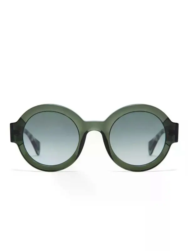 GIGI STUDIOS Laura Round-frame Sunglasses - Green