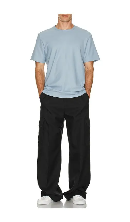 Vince Pima Cotton Tee In . Also