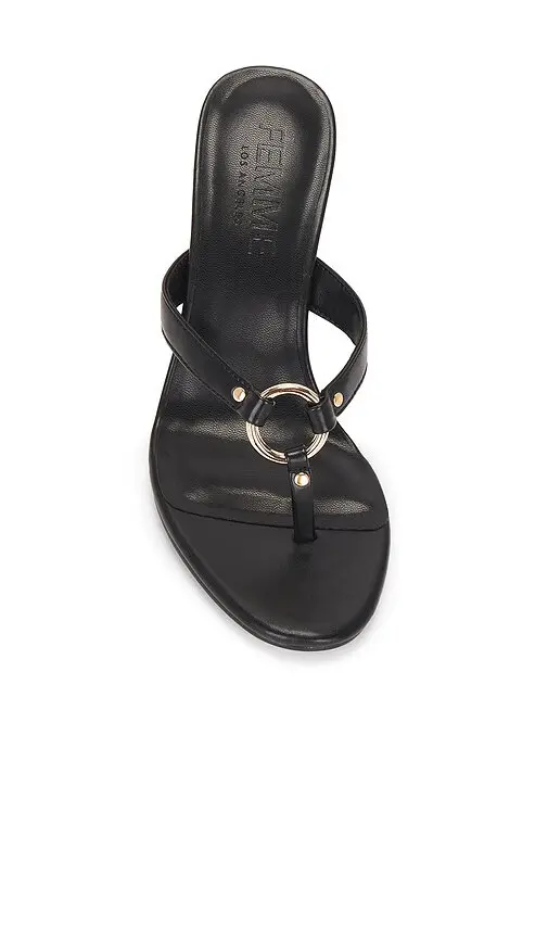 Femme La Akio Stiletto Sandal - Black