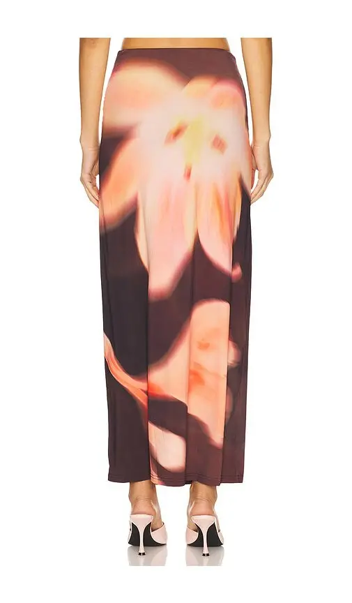 THE WOLF GANG Veda Maxi Skirt - Pink
