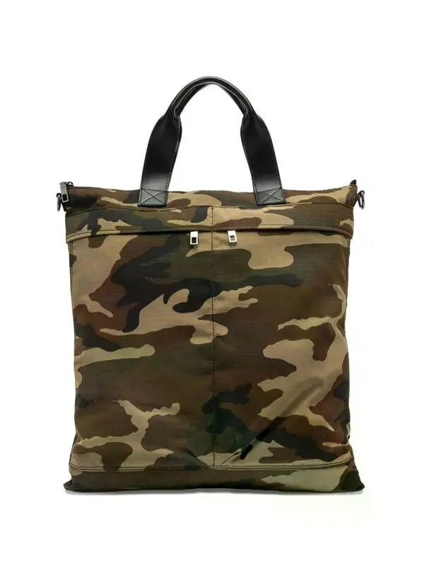GIANNI CHIARINI Camouflage-pattern Backpack - Neutrals