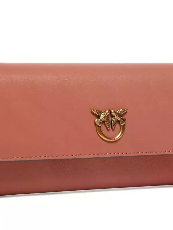 Pinko Chain-strap Leather Wallet