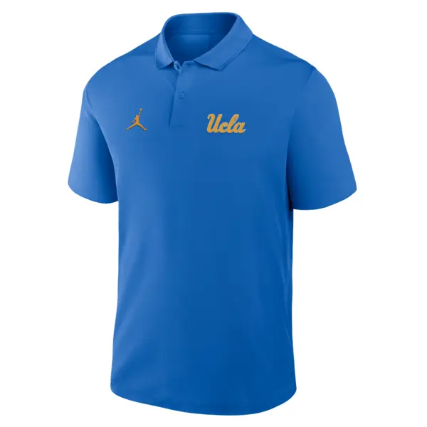JORDAN Ucla Primetime Victory Primary Logo Dri-fit College Polo - Blue