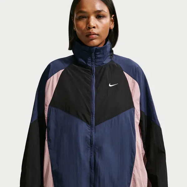 Nike Sportswear Oversized Track Jacket - Blue